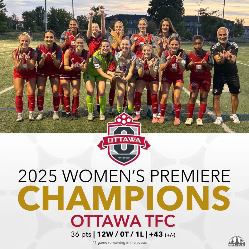 Women's Premier Champs! - OCSL - Ottawa Carleton Soccer League